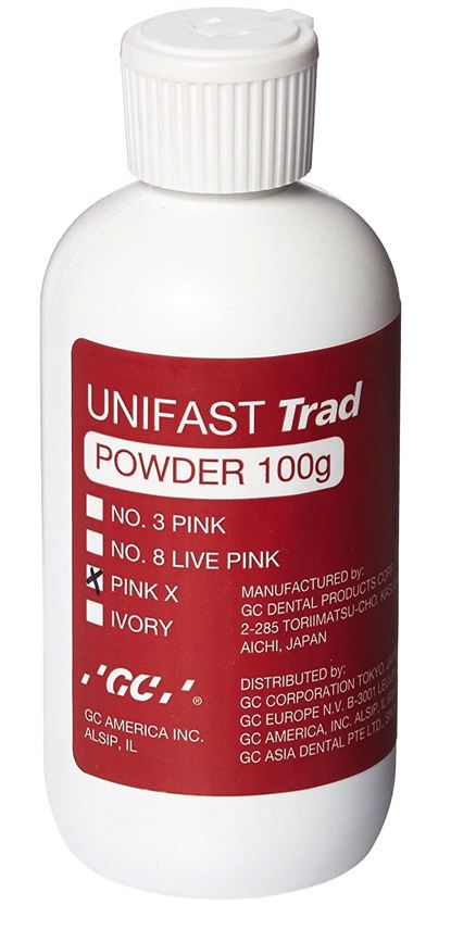 GC UNIFAST Trad Pink X pulver, 100 g Gama
