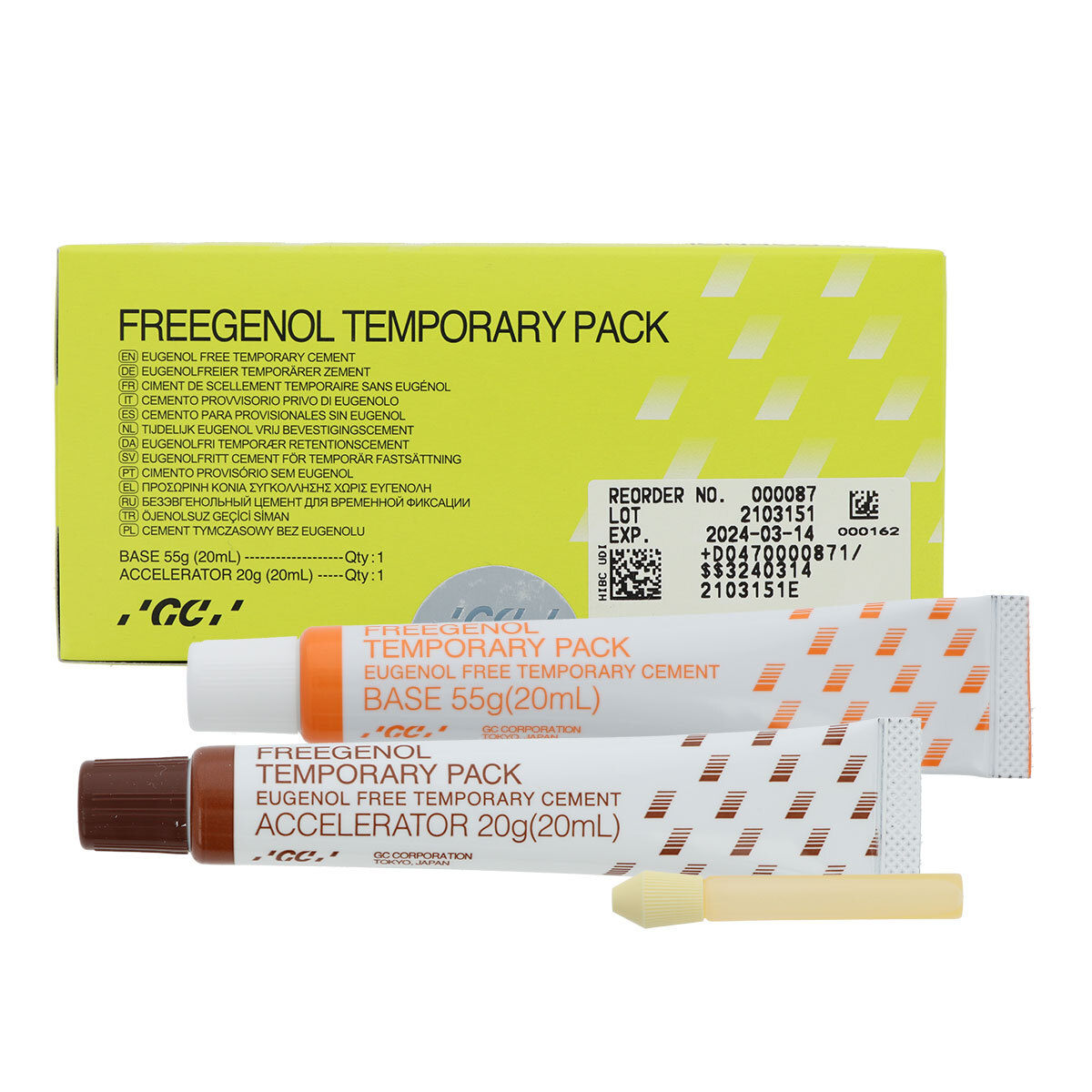 GC Freegenol, 55g + 20g Gama