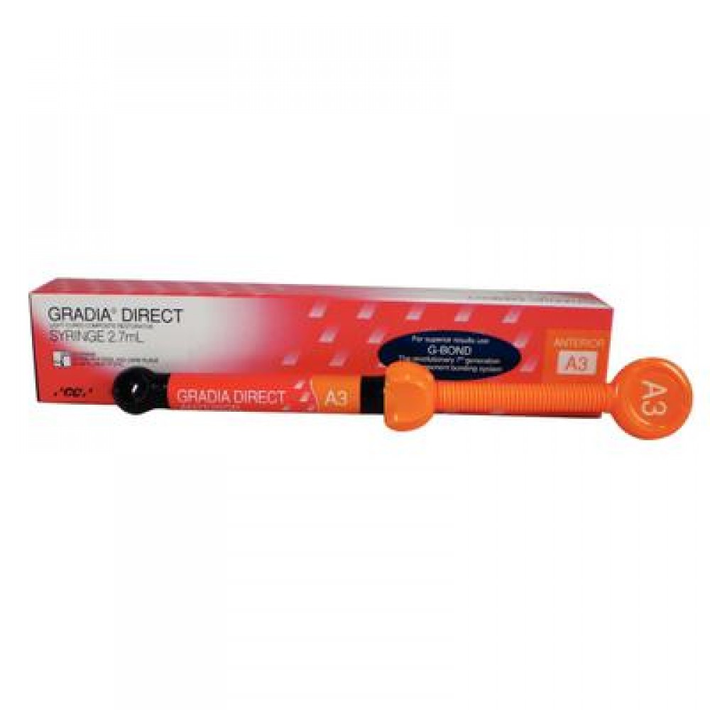 GC Gradia Direct Anterior, A3 2,7 ml (4g) i spruta Gama