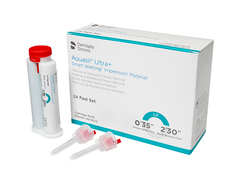 Aquasil Ultra+ LV fast set, 4 x 50 ml Gama