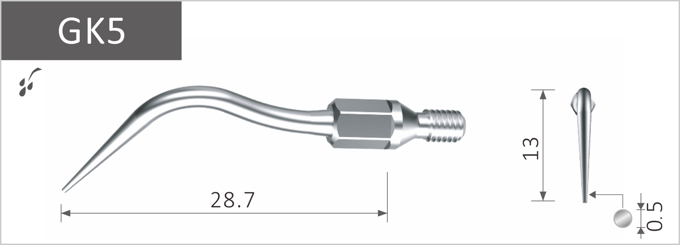 K-type Calculus remove scaler tip 05 Gama