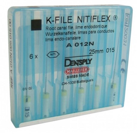 Maillefer K-fil Nitiflex Nr 45 25 mm 6 st