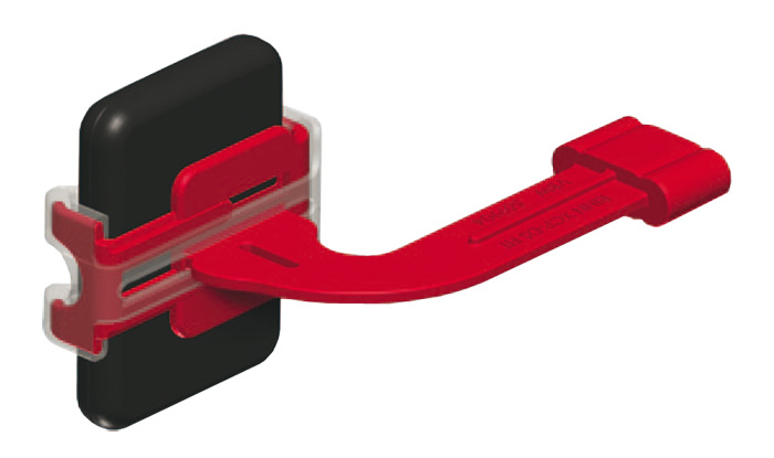 Rinn Universal XCP-DS FIT vertikal bite-wing röd, 2 st Gama