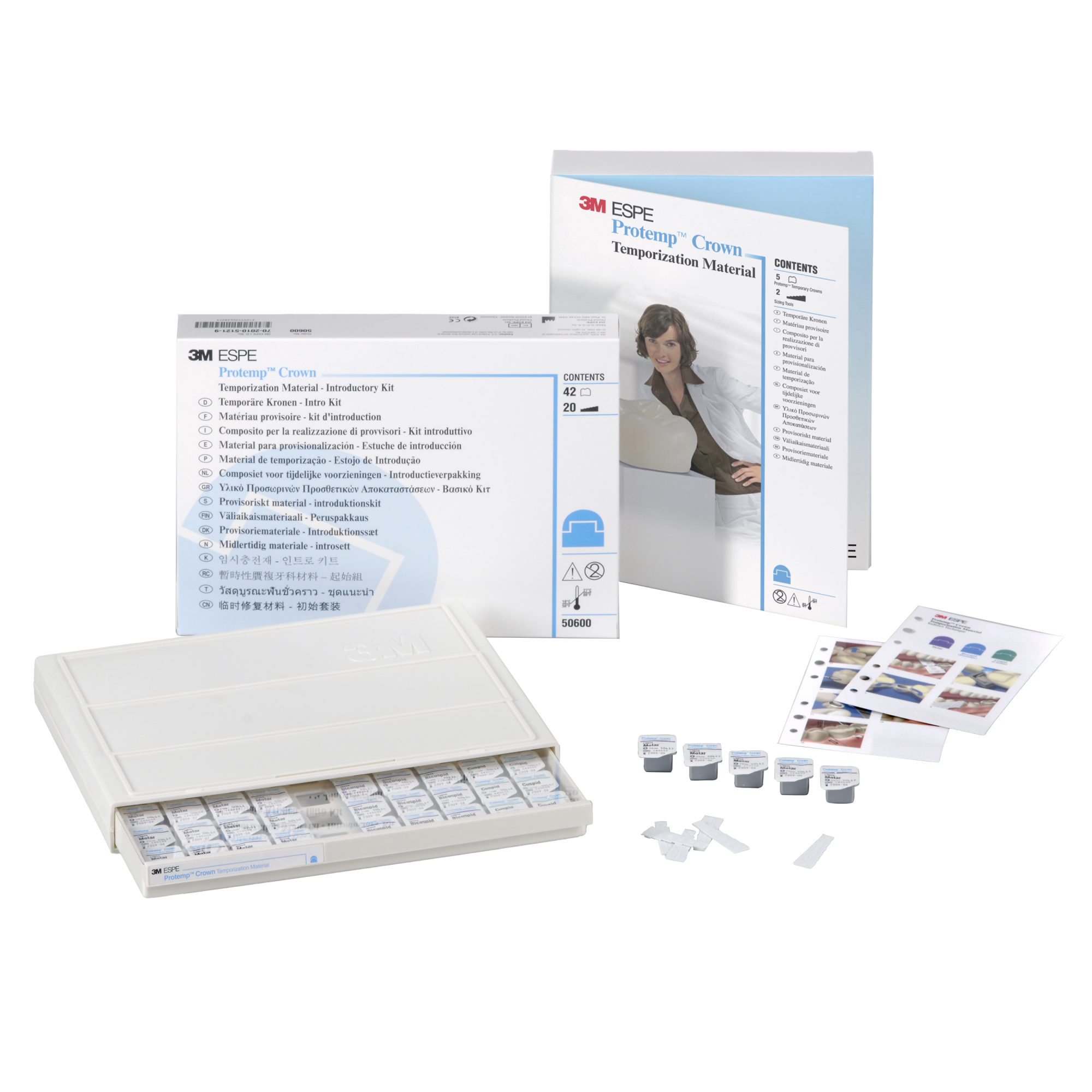 3M Protemp Crown, Trial kit, 16 st Gama