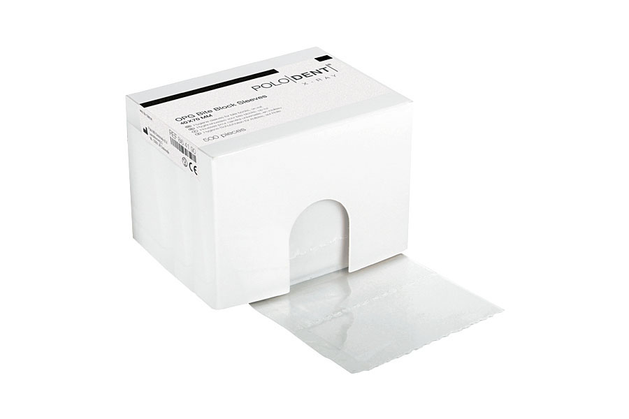 PoloDent OPG Bite Block Sleeves strl 2 40x70 mm, 500 st Gama