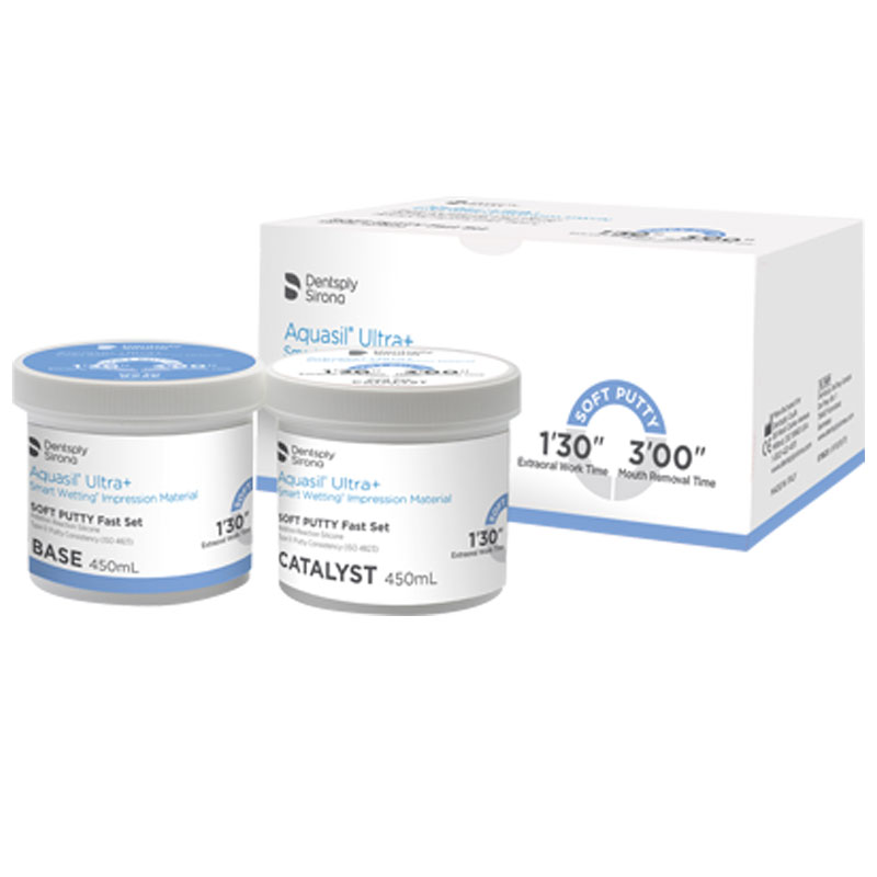 Aquasil Ultra+ Soft Putty Fast set, 2x450 ml Gama