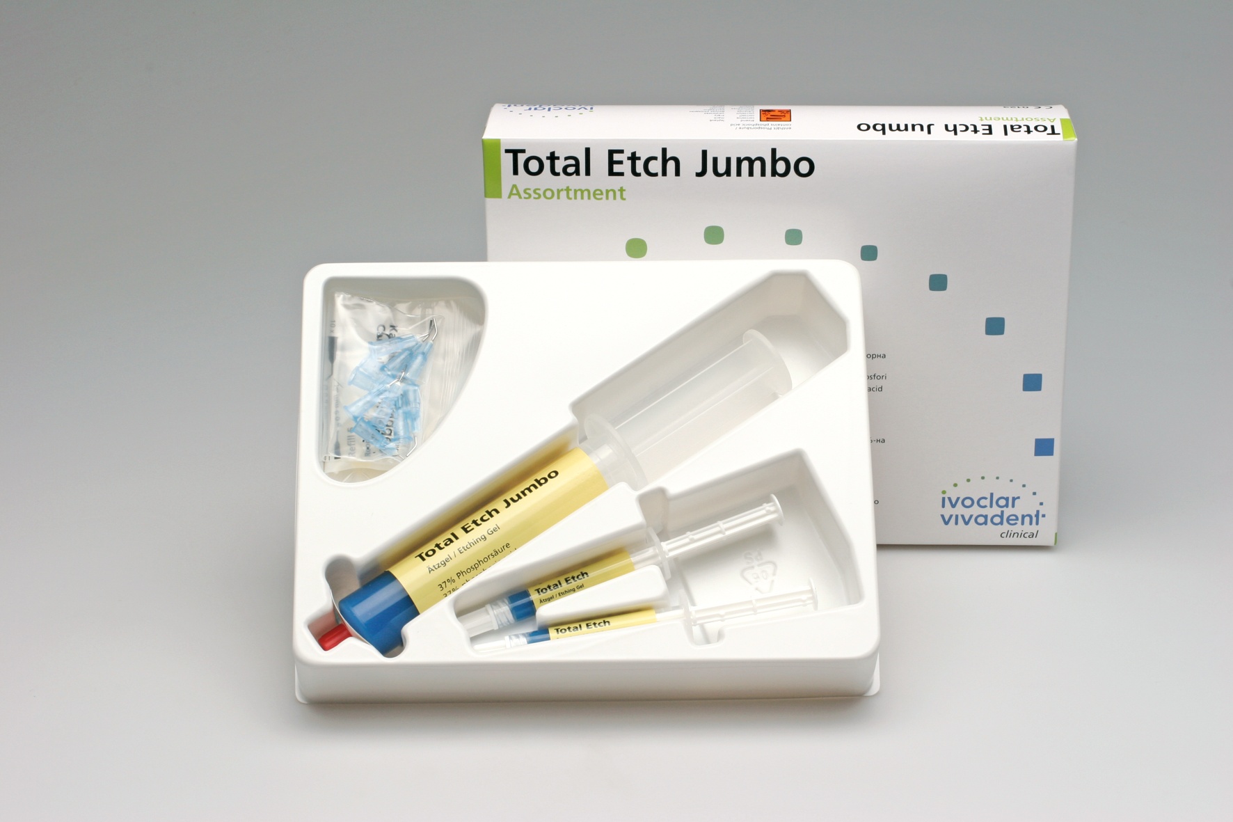 Total Etch Jumbo 37% etsgel, 1x30g + 2x2 g Gama